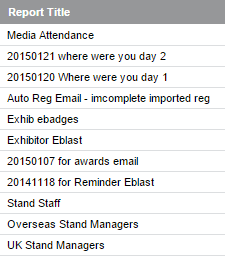 Event Reporting – EventReference